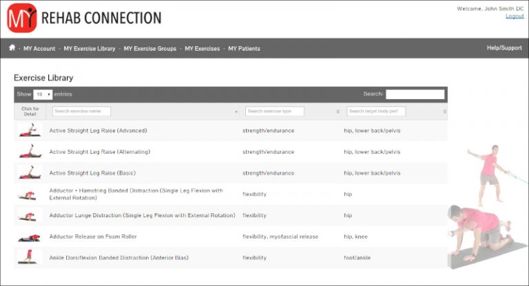 Exploring Your Dashboard - My Rehab Connection
